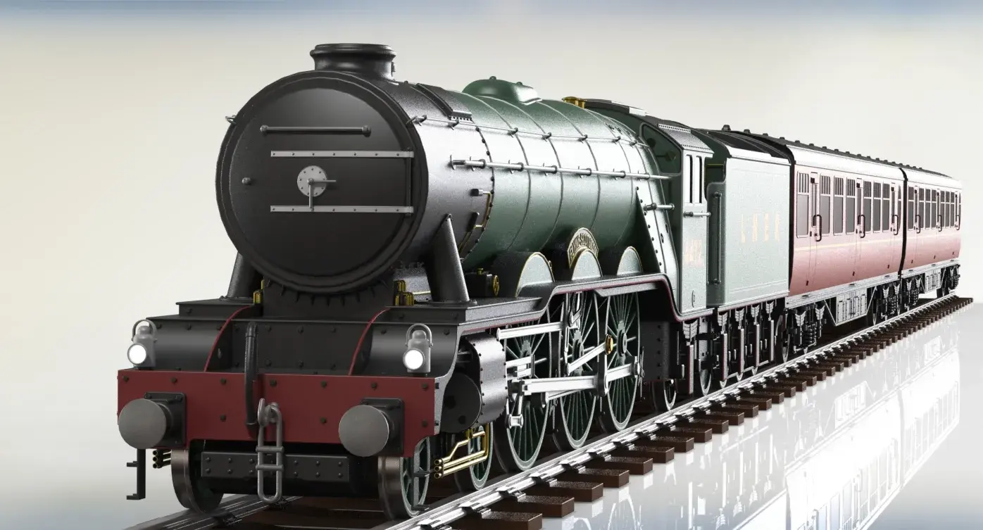 Construction Toys STL Download - Flying Scotsman 4472by Stanislav Blêskin