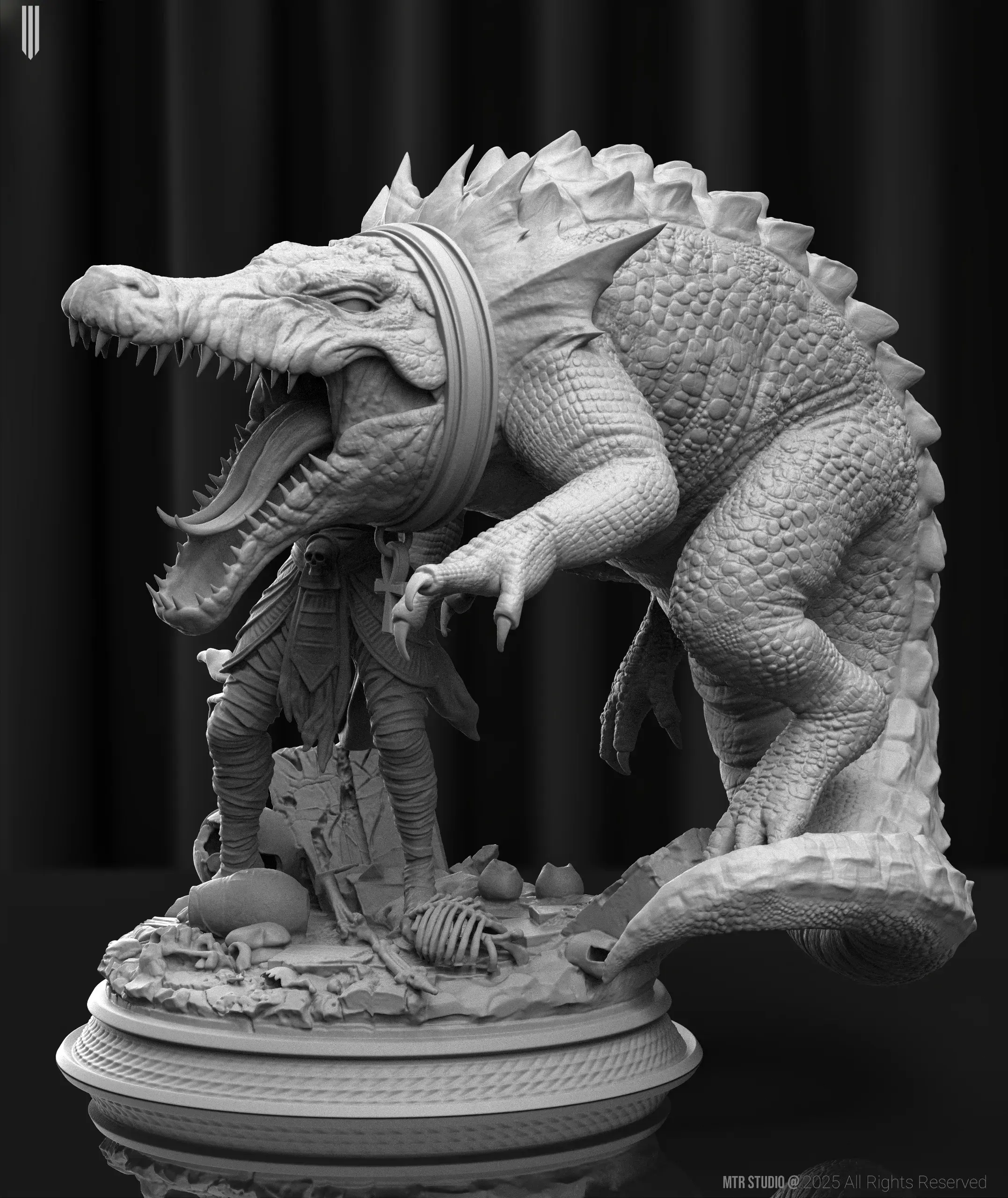 Other STL Download - Epic Egyptian Mummy Warrior & Sobek Monsterby MTR ...