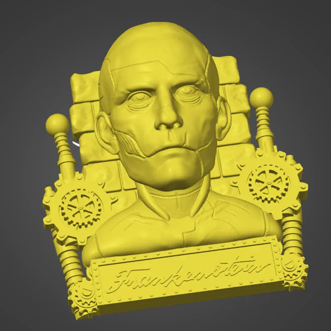 Sculptures & Artworks STL Download - Guillermo del Toro Frankenstein ...