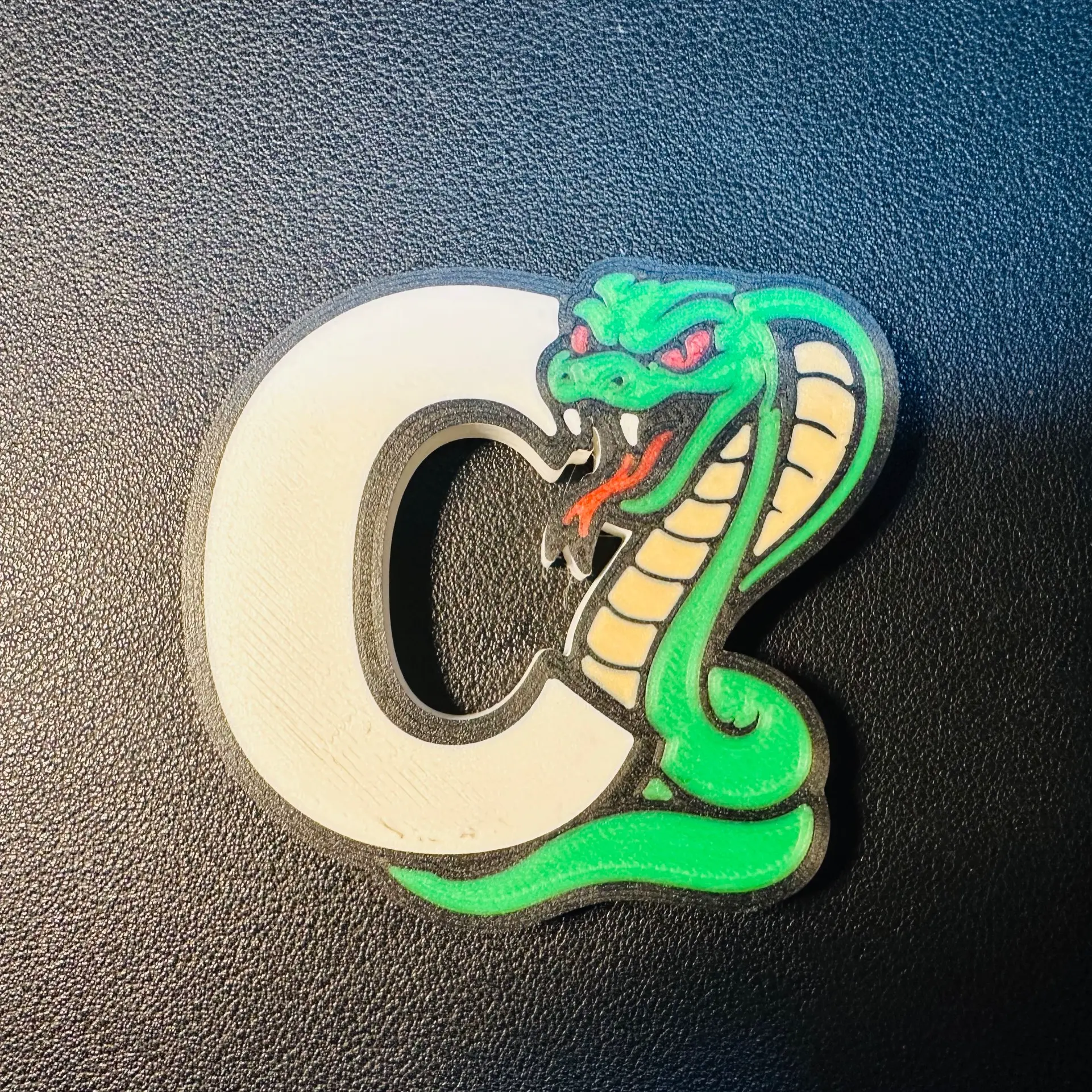 3D Printer Files | 3MF File | Letter C “Cobra” - Animal Alphabet ...