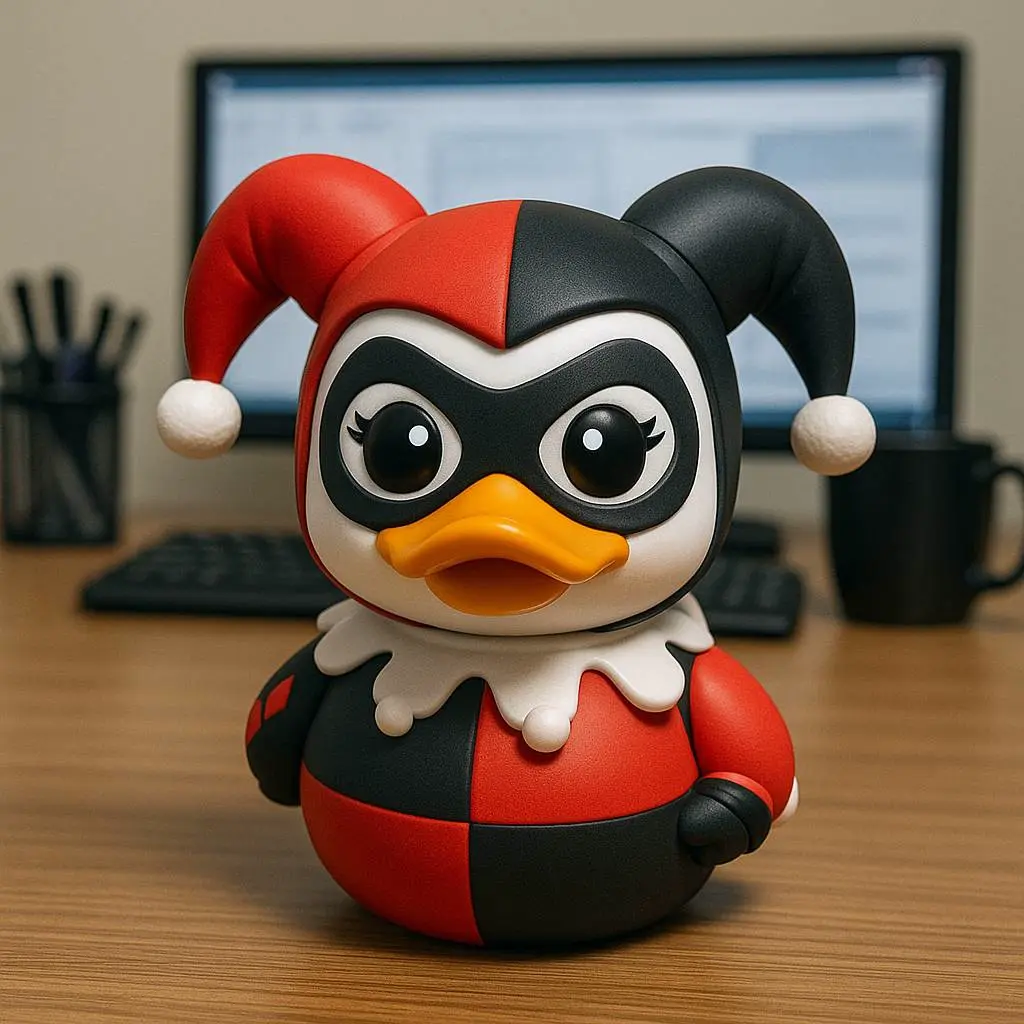 Characters & Creatures STL Download - Harley Quinn Duck urban vibesby ...