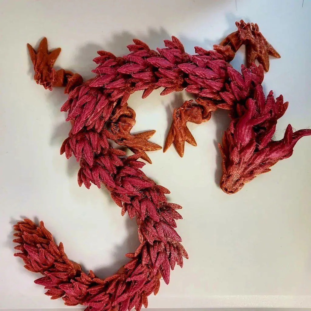 3D Printer Files | 3MF File | Articulated Flexi Dragon | Creality Cloud