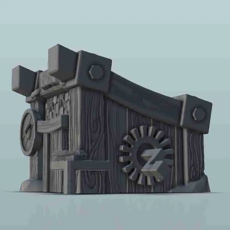 Iron mining building - miniatures warhammer terrain scenery | 3D models ...