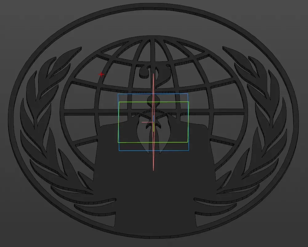 Digital Art STL Download - Anonymous wall artby Digital Shadow