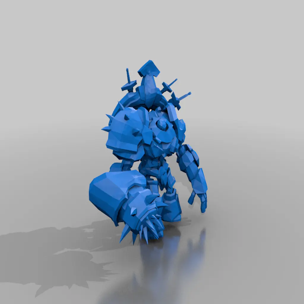 Free Characters & Creatures STL Download - battle golemby SMT_M 🦊