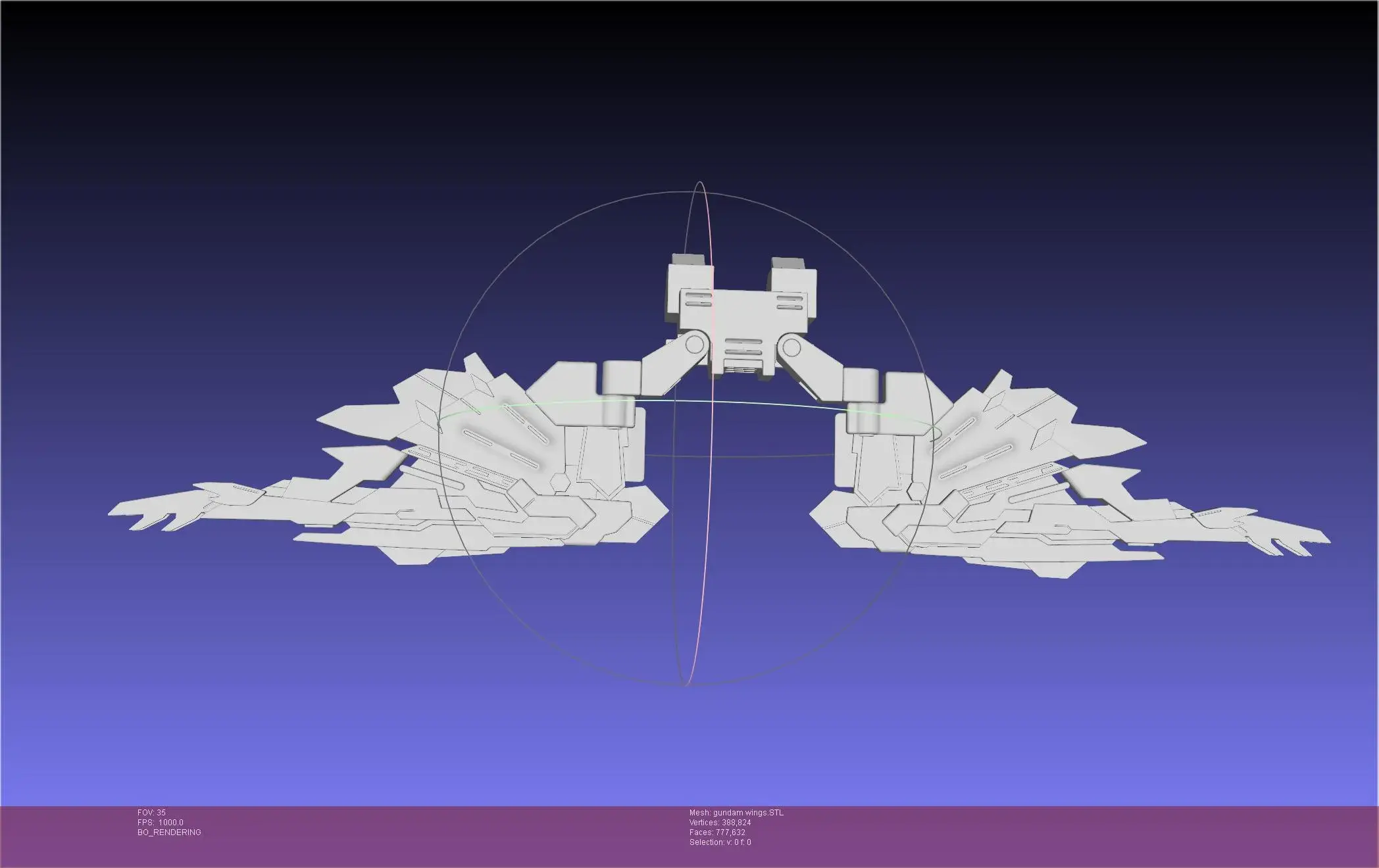 Cosplay STL Download - Wing Gundam Backpack Assemblyby Julian Danzer