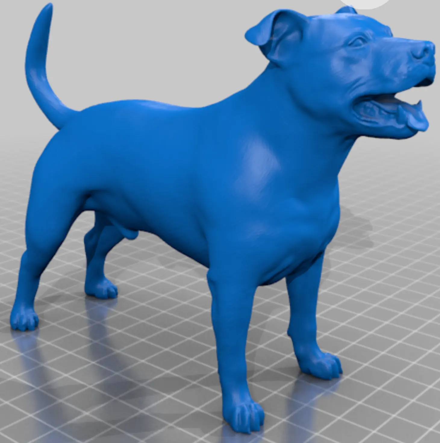 3D Printer Files | 3MF File | Staff dog | Creality Cloud