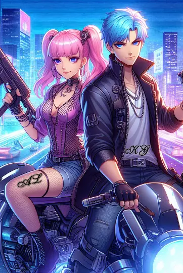 Free Characters & Creatures STL Download - anime bonnie and clydeby ...