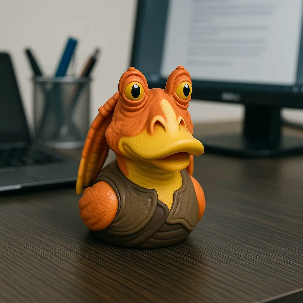 Other STL Download - Rubber Duck - Jar Jar Binks - Star Wars - 3d ...