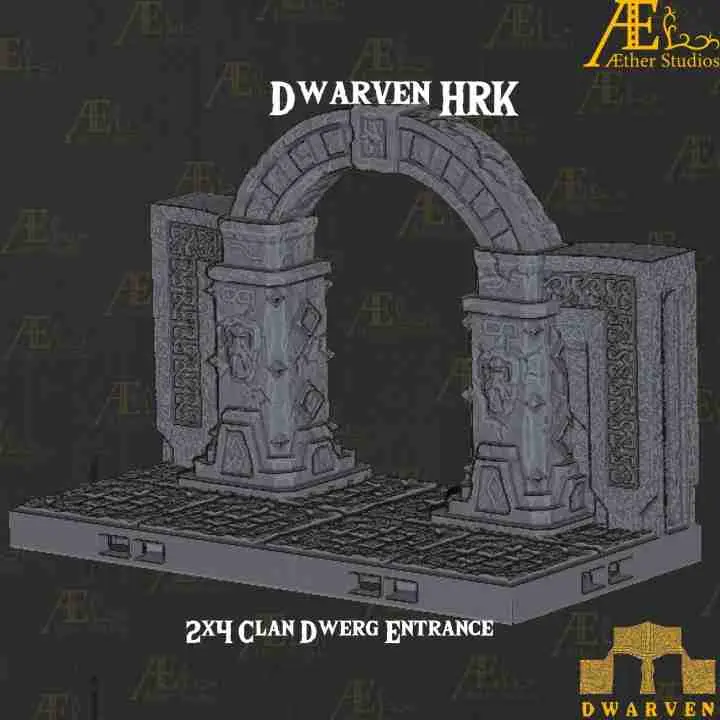 AEDWRF23 - Clan Dwerg's Throne of the Second Son | 3D模型下载 | 创想云