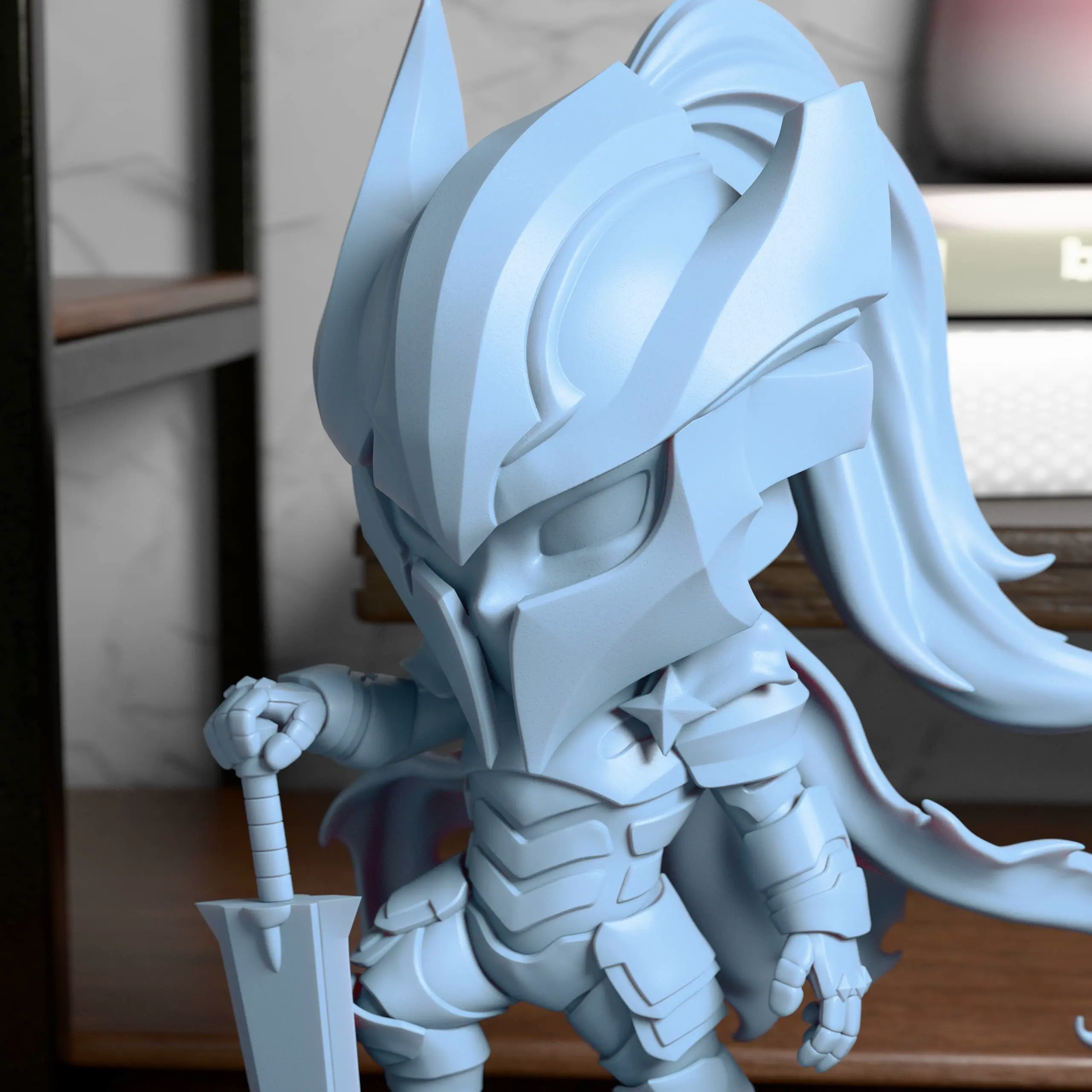 3D Printer Files | 3MF File | Igris Mini | Solo Leveling Fan Art | Creality Cloud