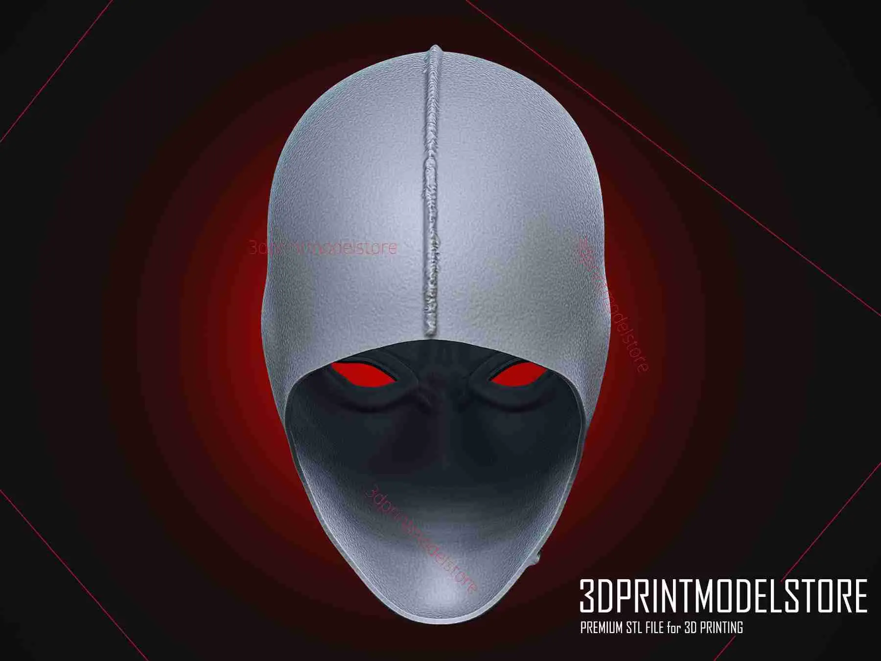 Cosplay STL Download - Moon Knight Mask Face Shell - Marvel Comic ...