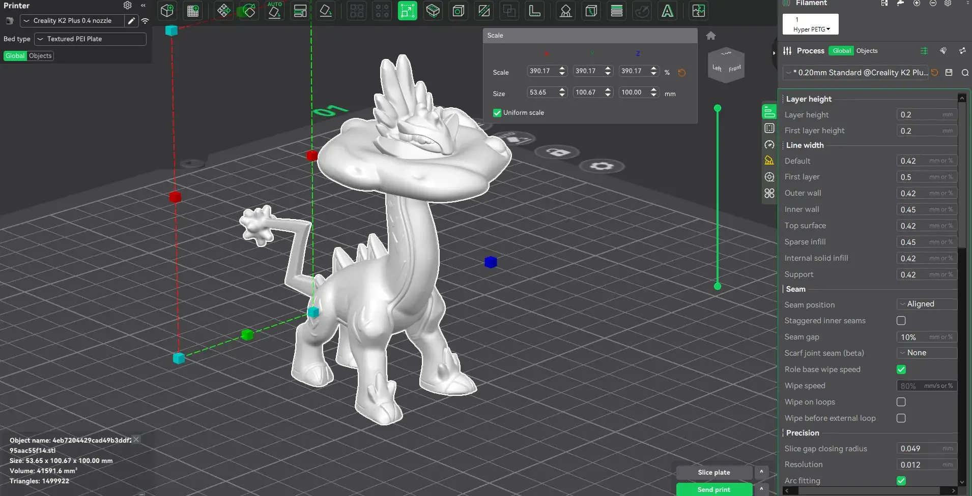 3D Printer Files | 3MF File | Pokemon Raging Bolt (Takeraiko ...
