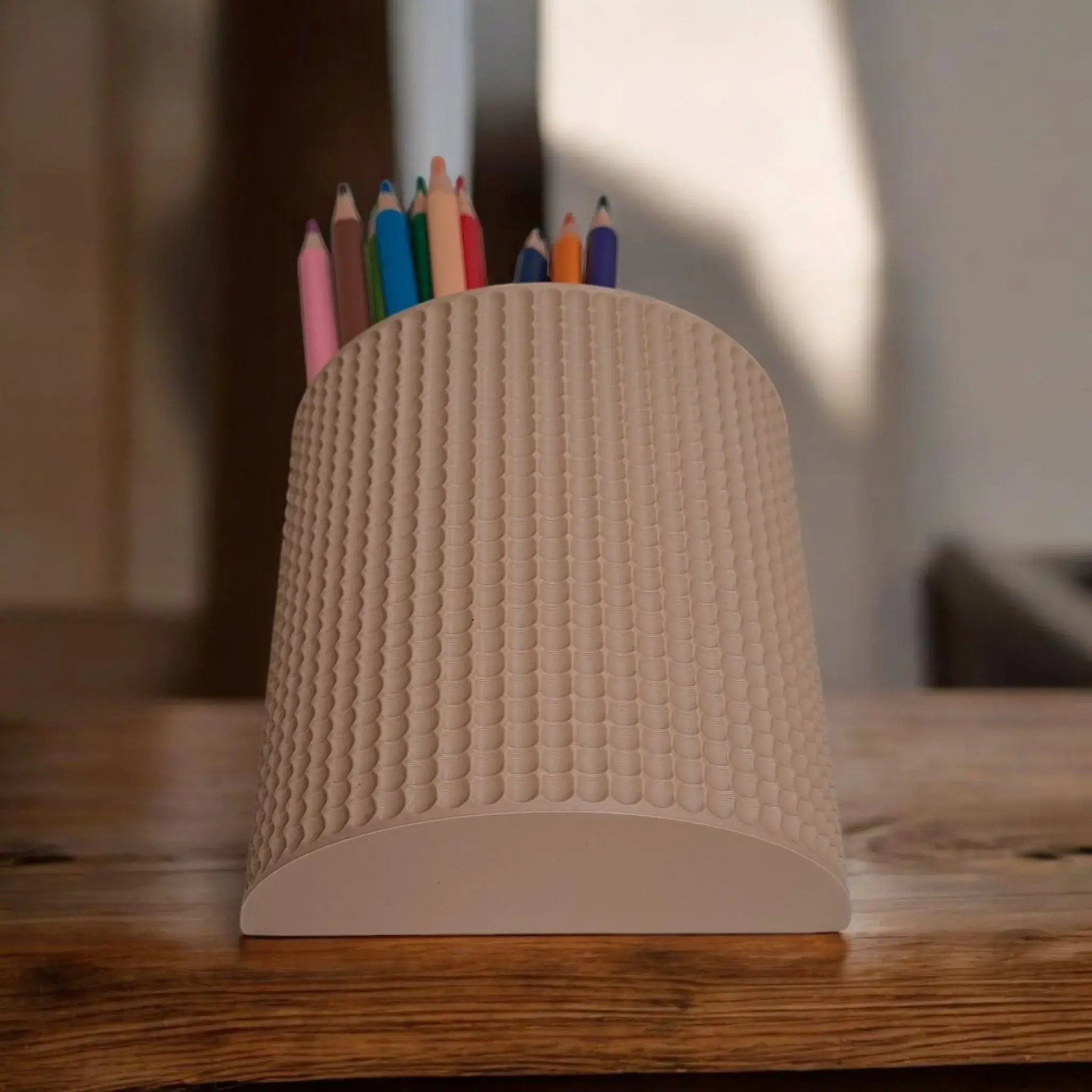 Home Appliance Accessories STL Descarga - Angled Pen Holder as Retro ...