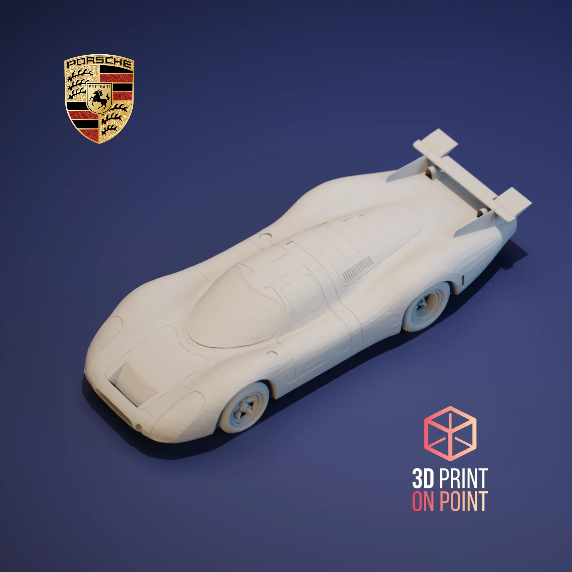 Vehicles & Machinery STL Download - PORSCHE 908 LE MANS - 3D MODELby ...