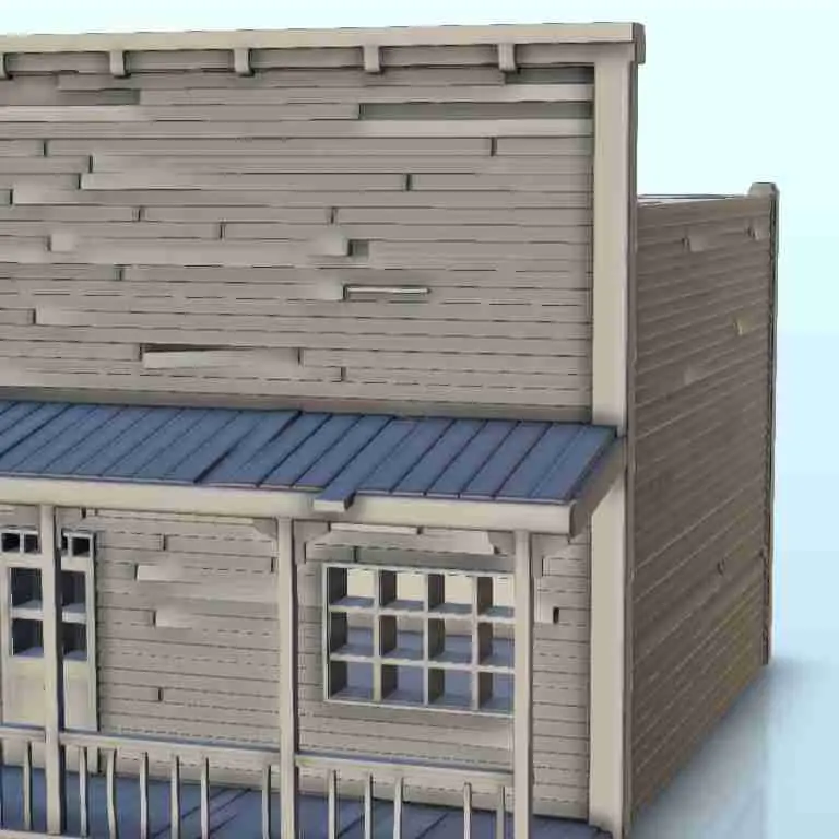 Wild West warehouse 11 - western old ACW USA US civil war am | 3D ...