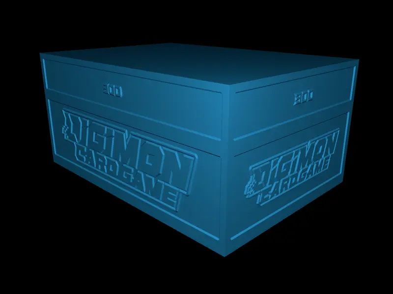 Digimon Card boxes - Topload Collection | 3D models download | Creality ...