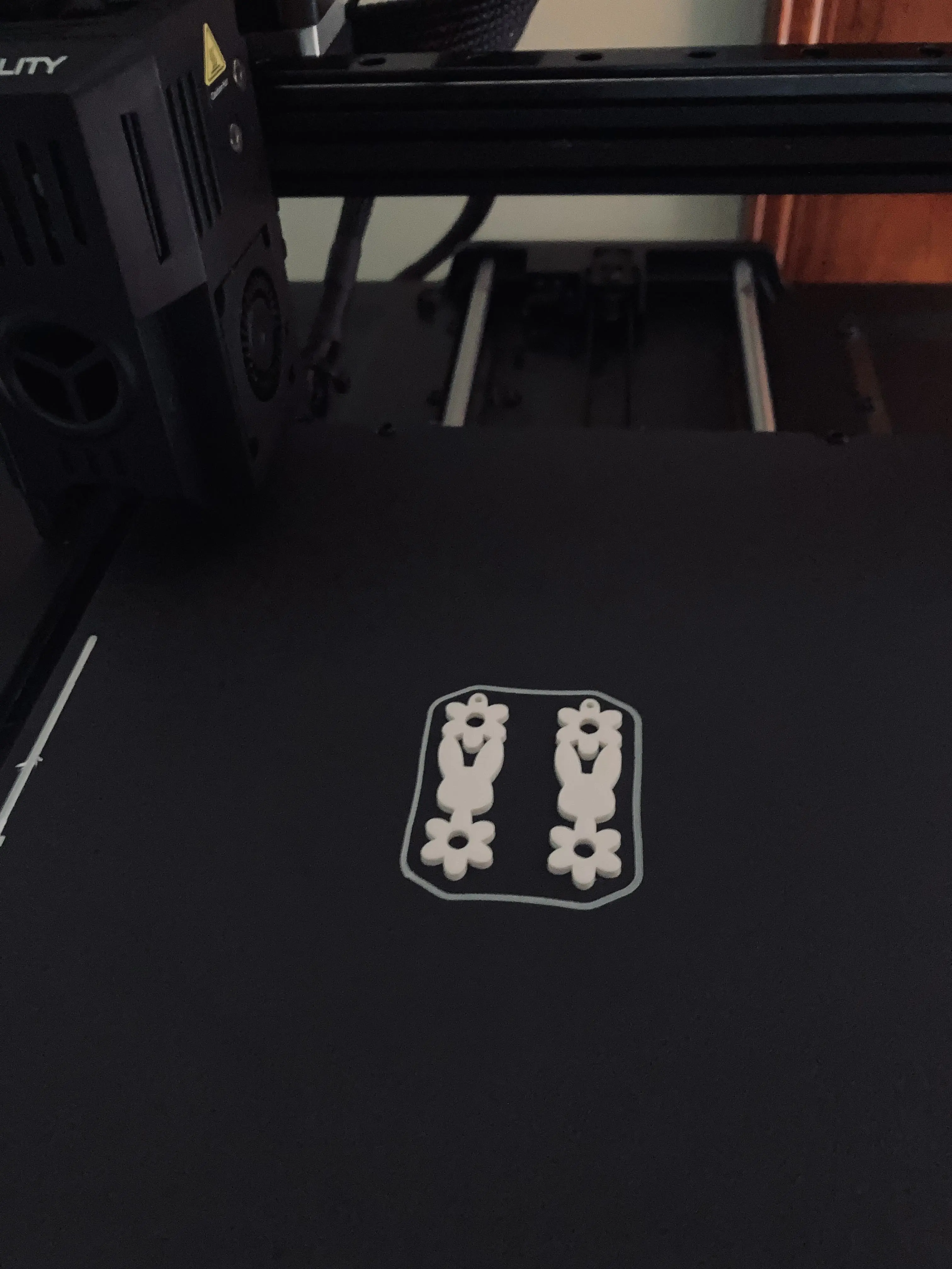 3D Printer Files | 3MF File | Spring Rabbit Earrings | Creality Cloud