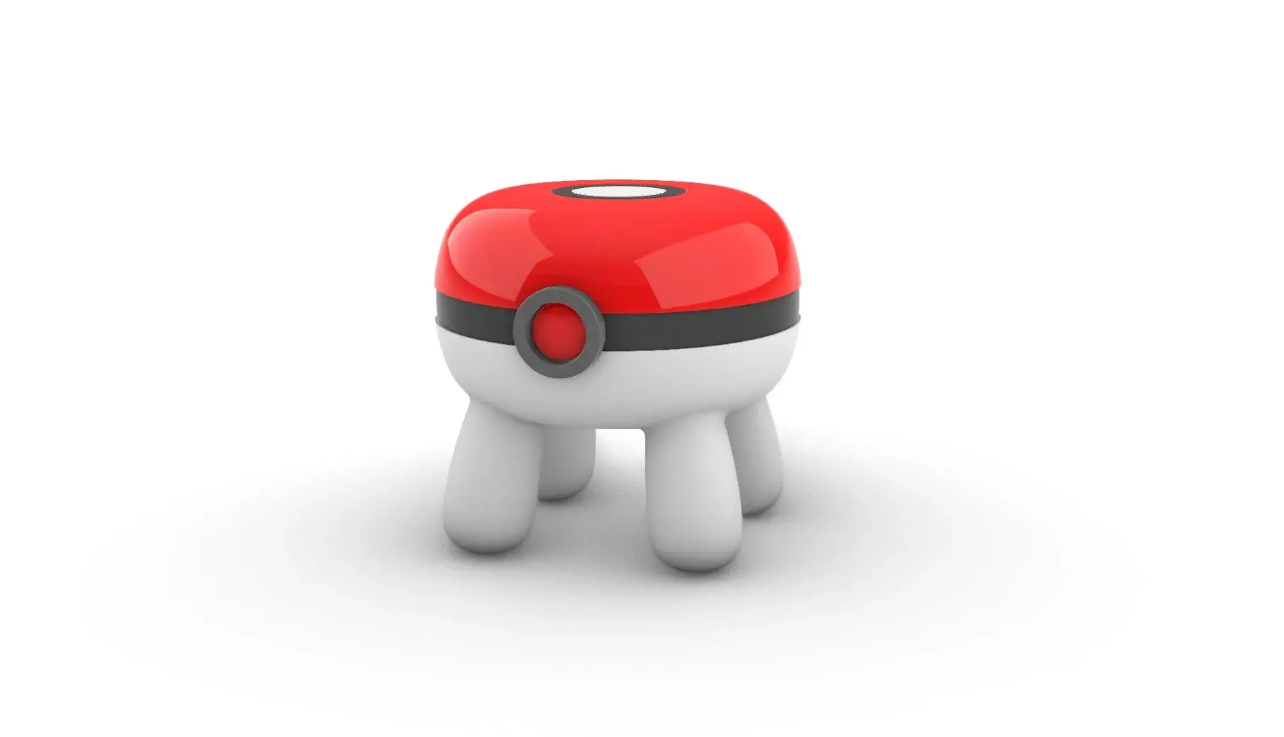 Other STL Download - Life Size Pokeball Stoolby Pokeball Empire