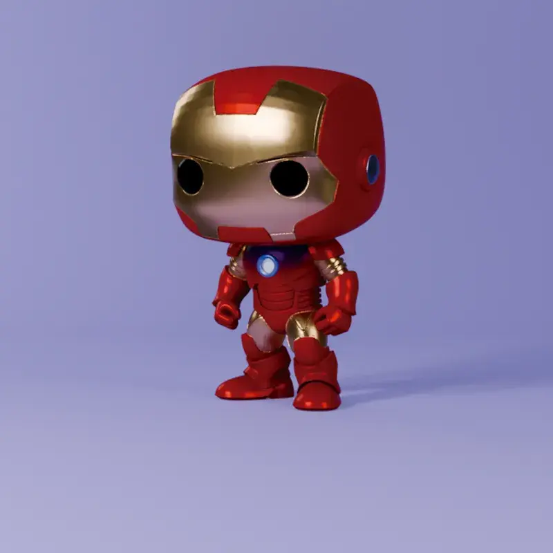 Characters & Creatures STL Download - IRON MAN FUNKO POPby HeizNeek