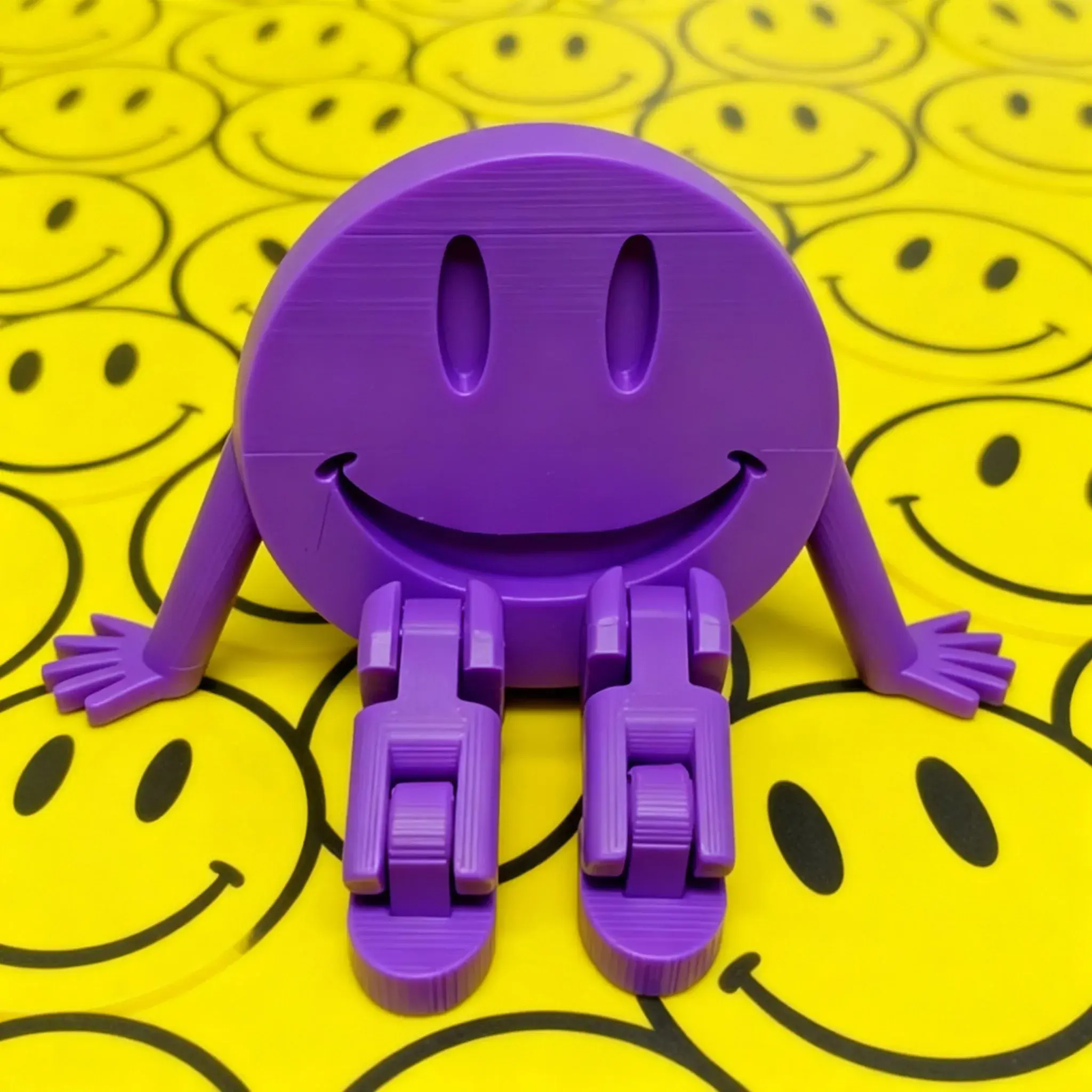 3D Printer Files | 3MF File | 3D-Printed Smiley Face with Articulated ...