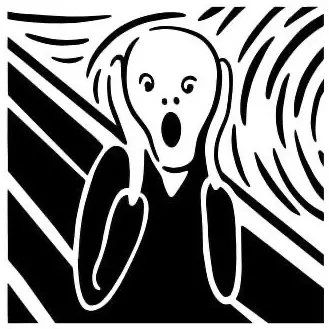 Free Digital Art STL Download - The Scream stencilby SMT_M 🦊