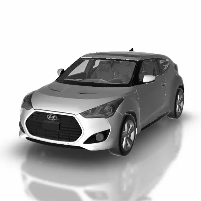 Vehicles & Machinery STL Download - Hyundai Veloster 2013by 3DCARSALON