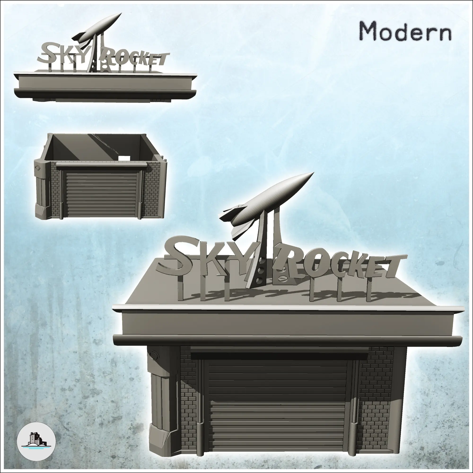 Industrial Design & Prototypes STL Download - Industrial warehouse with ...