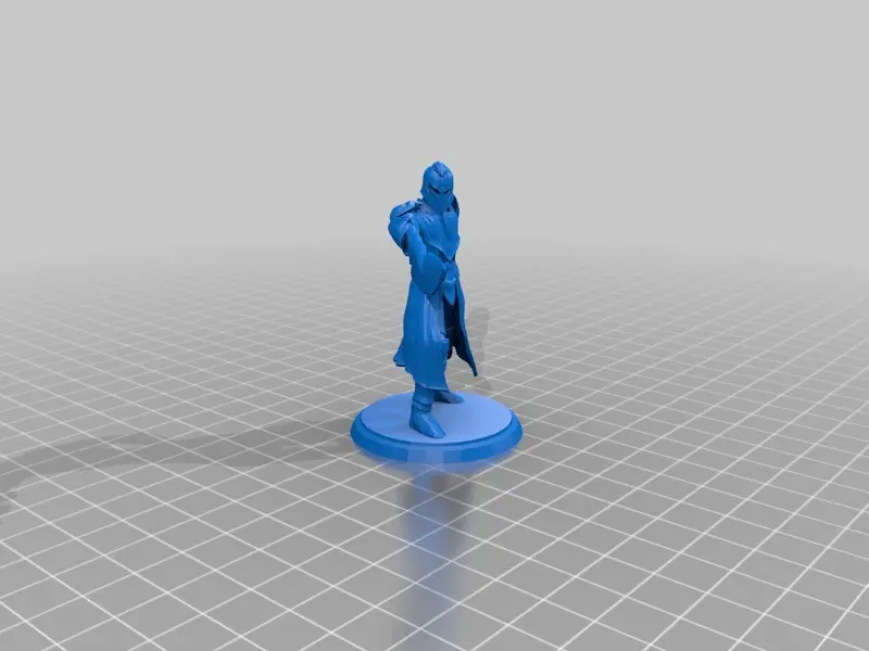 Free Characters & Creatures STL Download - Armored Warrior (multiple ...