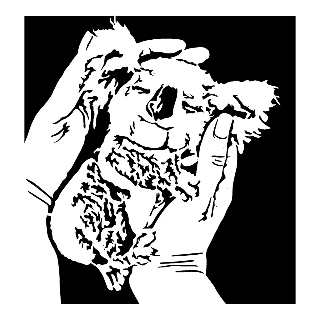 Free Digital Art STL Download - Koala stencil 3by SMT_M 🦊