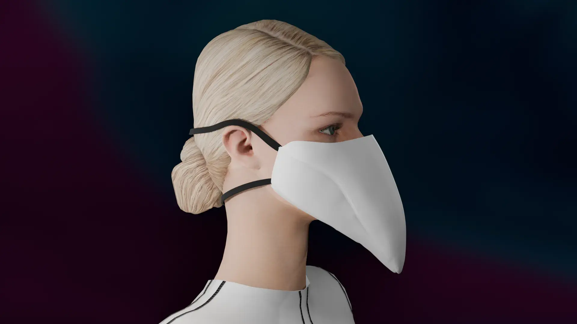 Cosplay STL Download - Crow Beak Maskby Perihelion Prints
