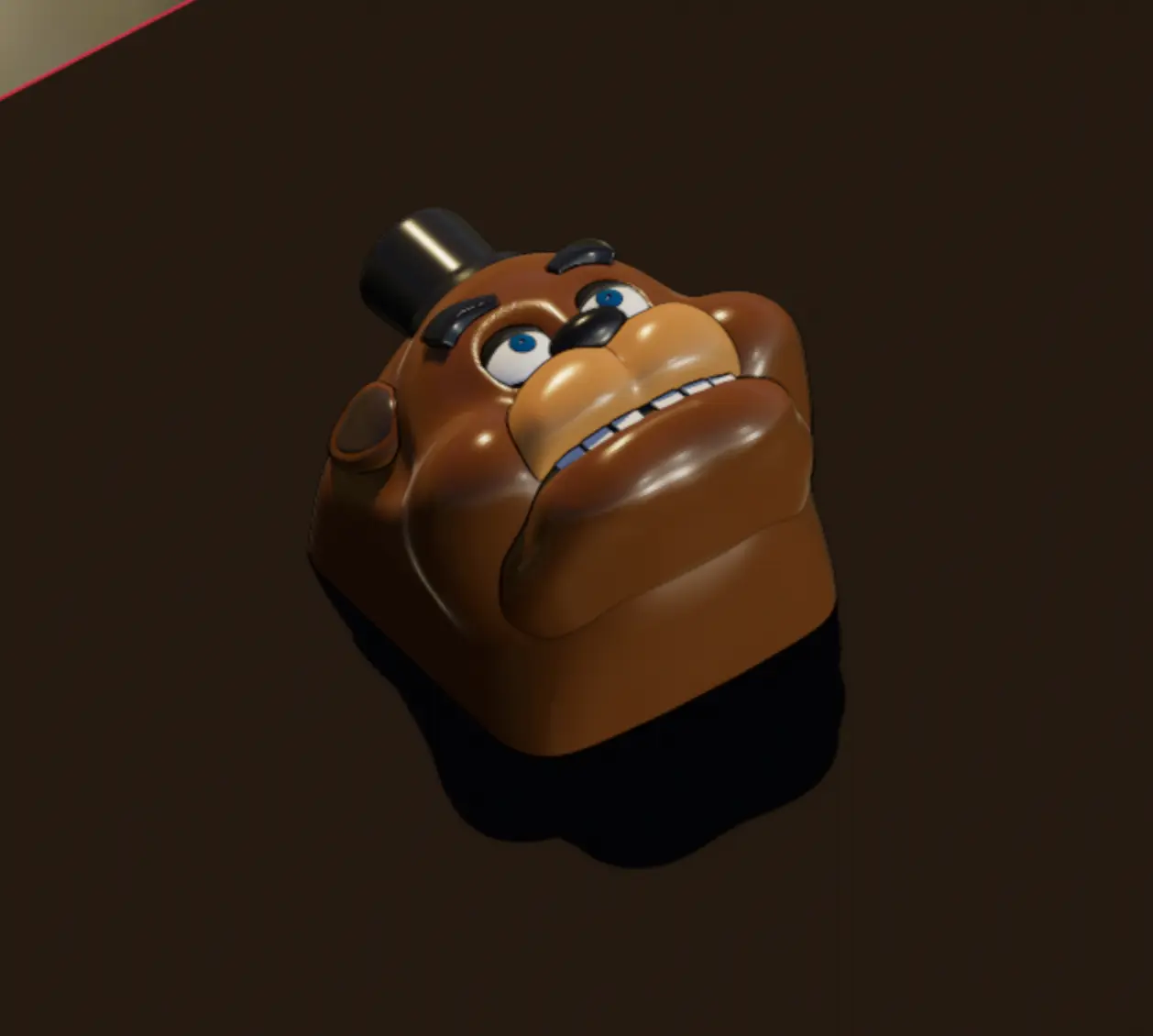 Characters & Creatures STL Download - FREDDY - KEYCAP 3D KEYBOARD ...