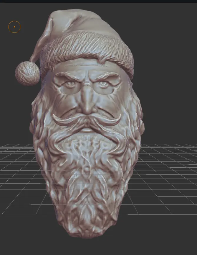 Sculptures & Artworks STL Download - Santa_Headby Arctevious