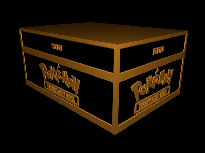 Board Games & Card Games STL Download - Card Box V2 - Pokemon - 300 ...