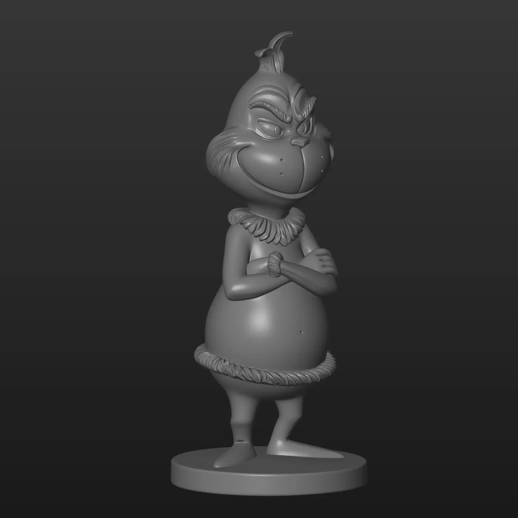 Miniature Games & Accessories STL Download - grinch figureby Aytuğ