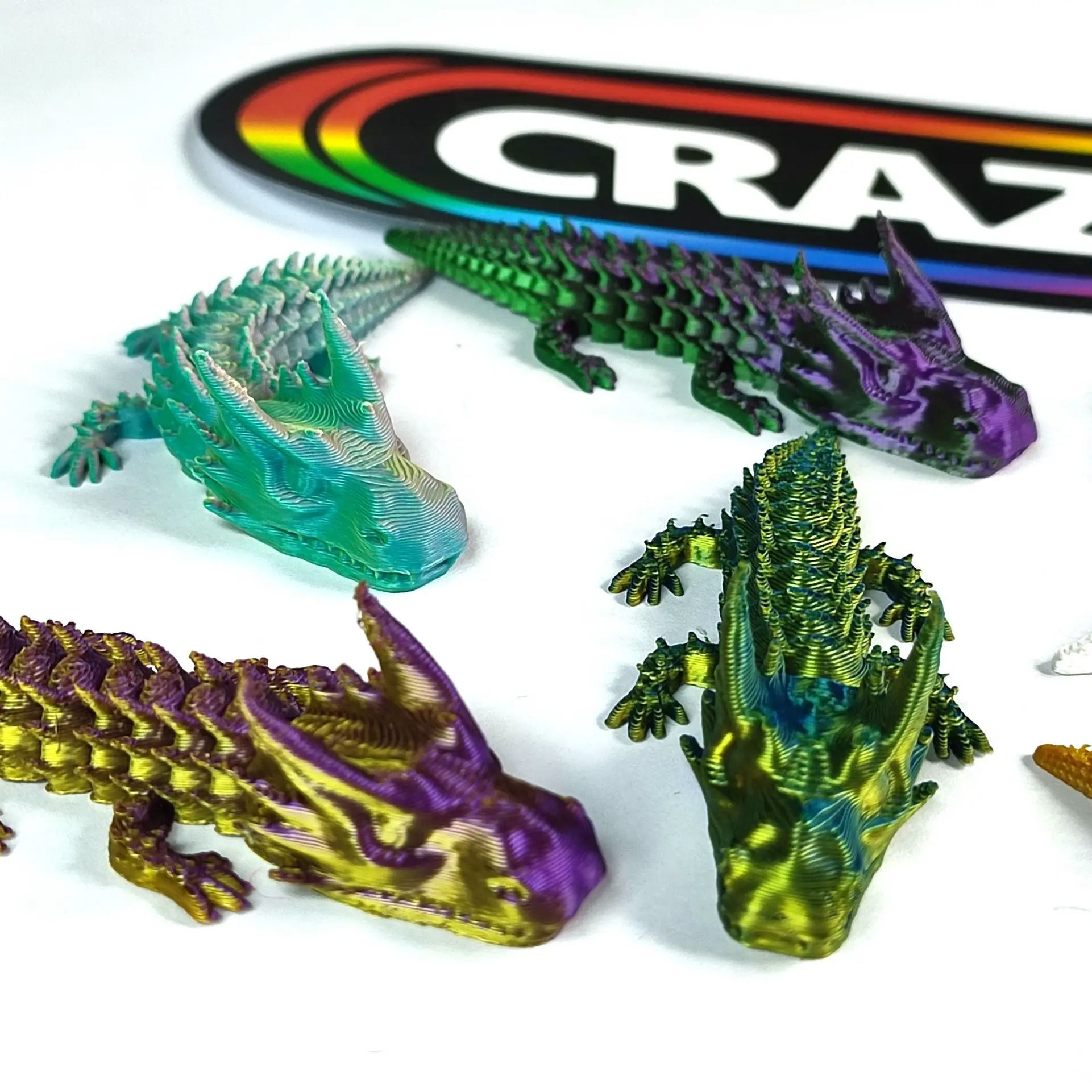 Other STL Download - Ultra articulated Dragon - baby (normal + keychain ...