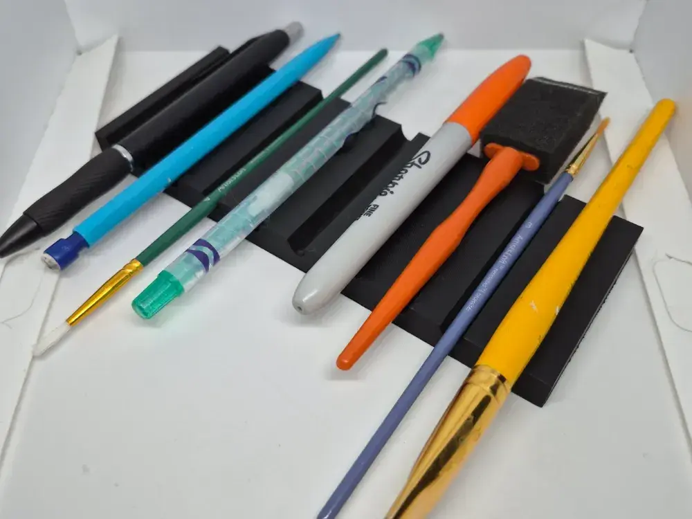3D Printer Files | 3MF File | Simple Brush/Pen Holder (Bambu Lab 3MF ...