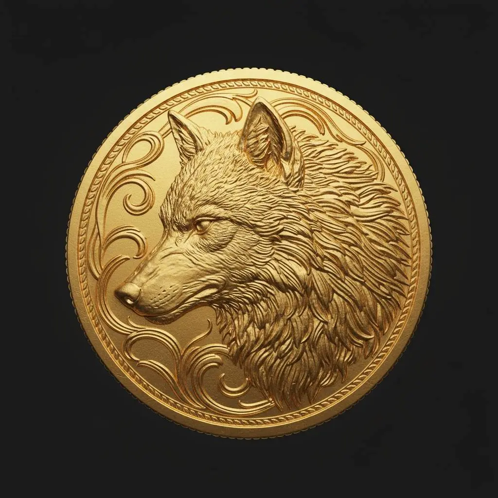 3D Printer Files | 3MF File | Wolf Token 2 | Creality Cloud
