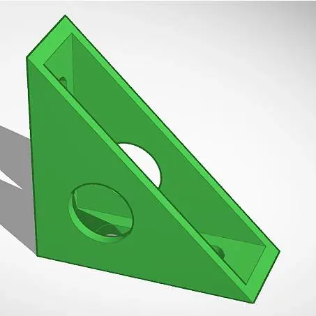 3D Printer Files | 3MF File | 20mm Slotted L Bracket | Creality Cloud