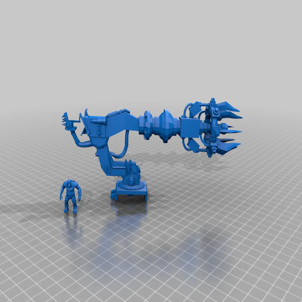 Free Other STL Download - lifta droppa kannon - ork mek gunzby SMT_M 🦊