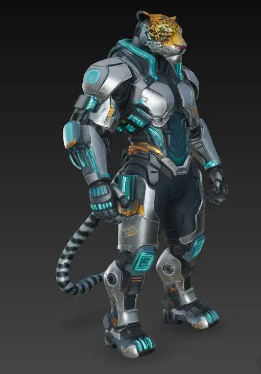 3D Printer Files | 3MF File | Leopard Cyborg | Creality Cloud