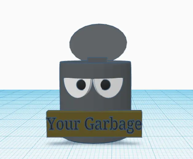 Free Other STL Download - Grumpy Trash Canby Realbootlegmew