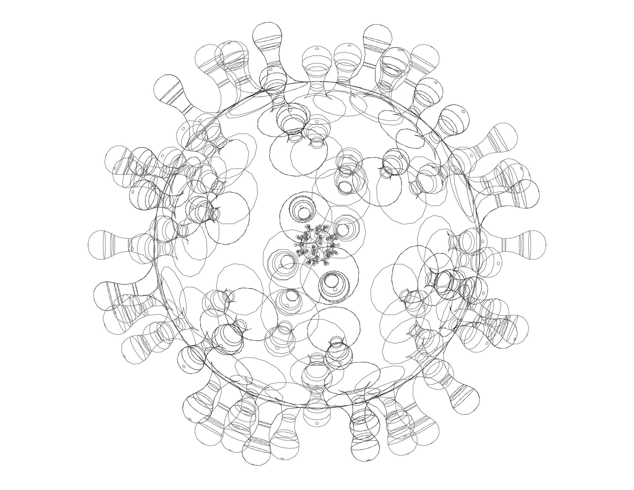 Other STL Download - Virus Shaped Stress Ball 5 Inchby MR AnyCAD