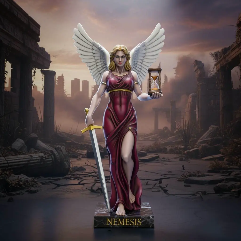 Sculptures Artworks Stl Download Nemesis Is The Greek Goddess Of