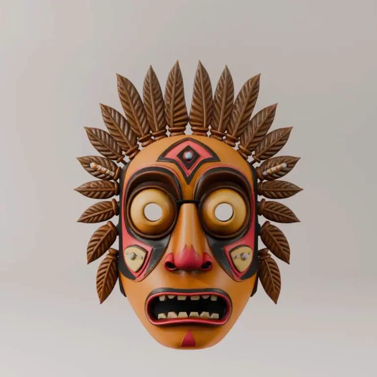 Cosplay STL Download - TRIBAL MASKby Donex3D