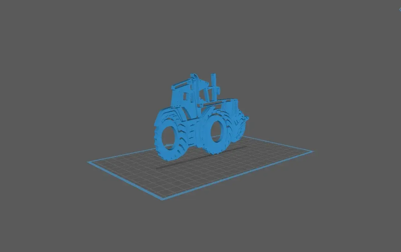 Vehicles & Machinery STL Descarga - Tractor - Fendt - 3Decoplate
