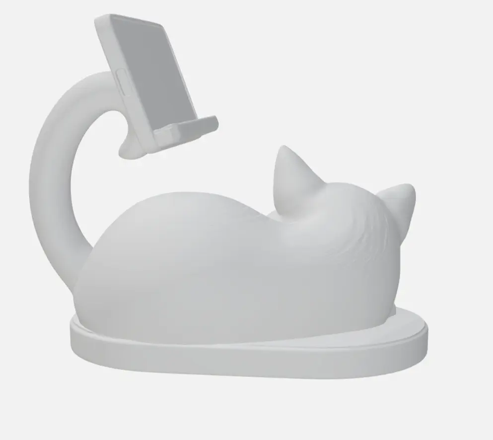Home Decorations & Ornaments STL Download - Cat Phone Standby Jessica ...