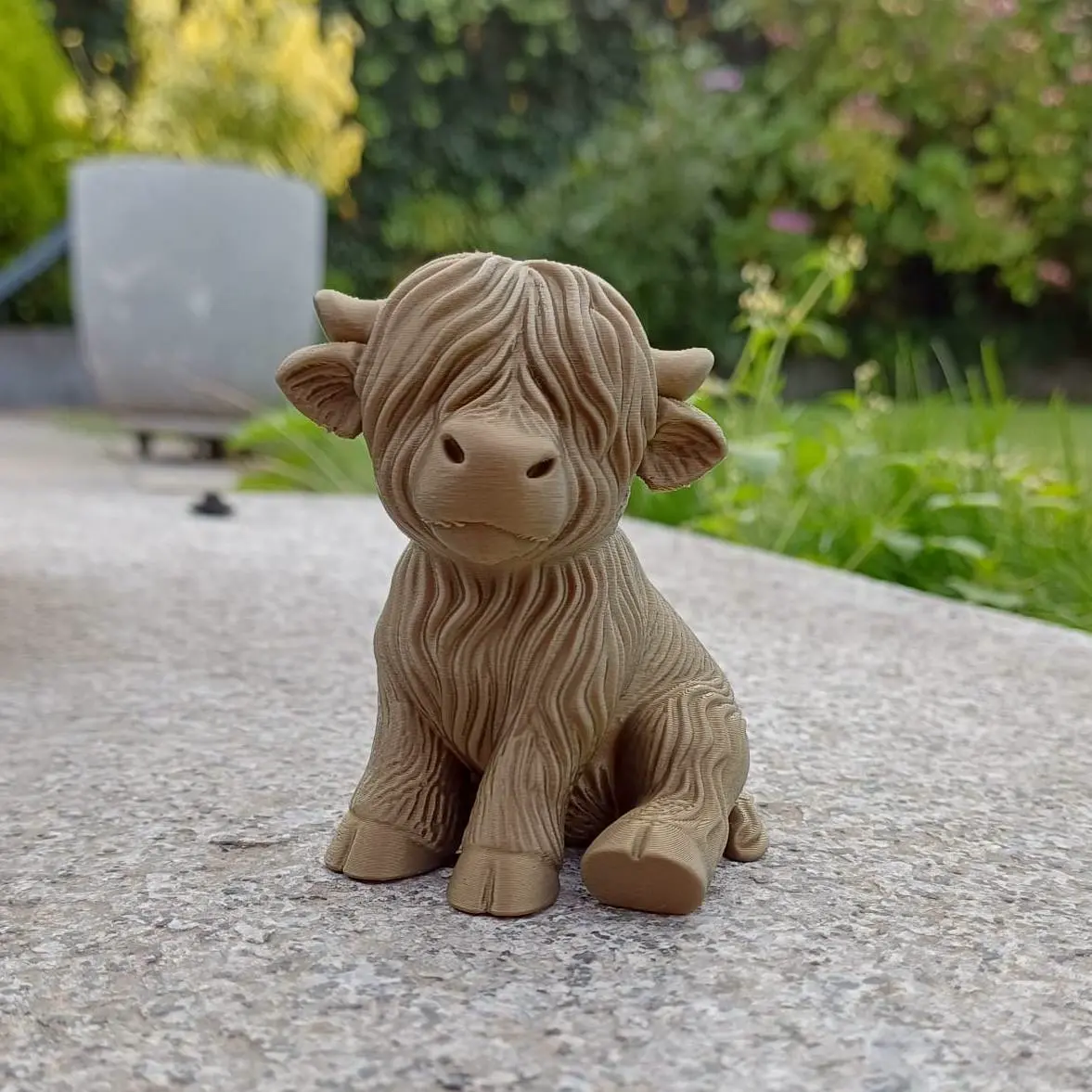 3D Printer Files | 3MF File | Cute Highland Cow Calf | Creality Cloud