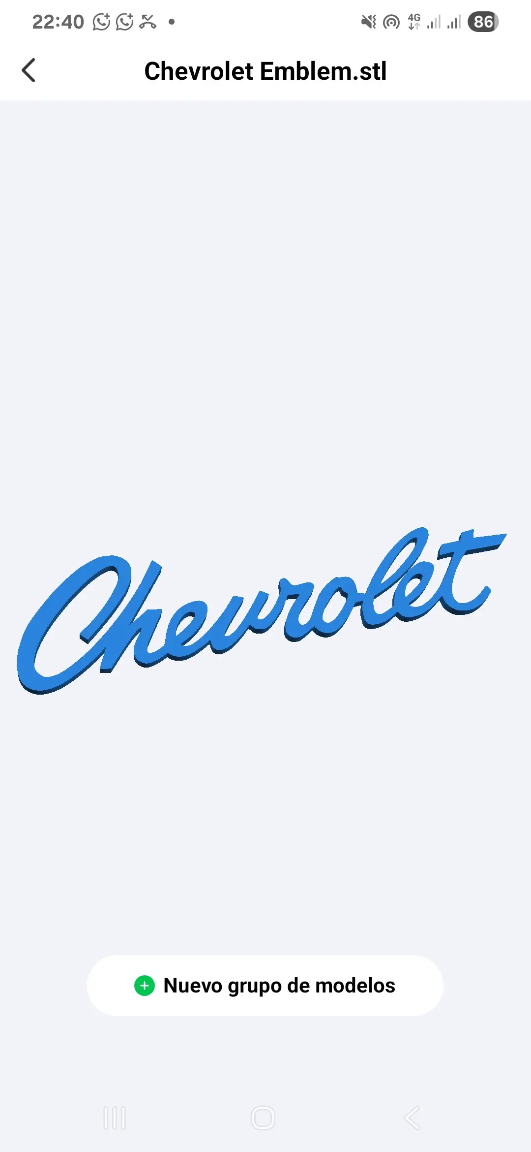 Free Other STL Download - emblema chevroletby Alonso y Lore 3d