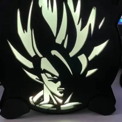 3D Printer Files | 3MF File | Goku Pc fan cover 120 mm | Creality Cloud